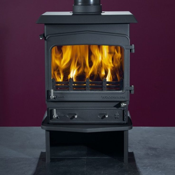 Woodwarm Fireview 5KW Slender – moorlandfireplaces
